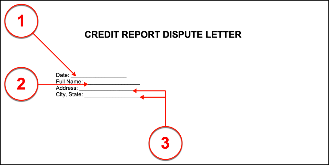 Free Credit Report Dispute Letter Template | Sample - PDF | Word – eForms