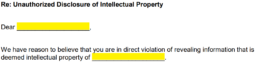 Free Intellectual Property Cease and Desist Letter Template - PDF ...