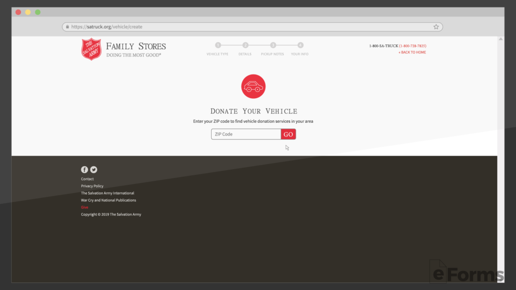 Free Vehicle Donation Receipt Template - PDF | Word – eForms