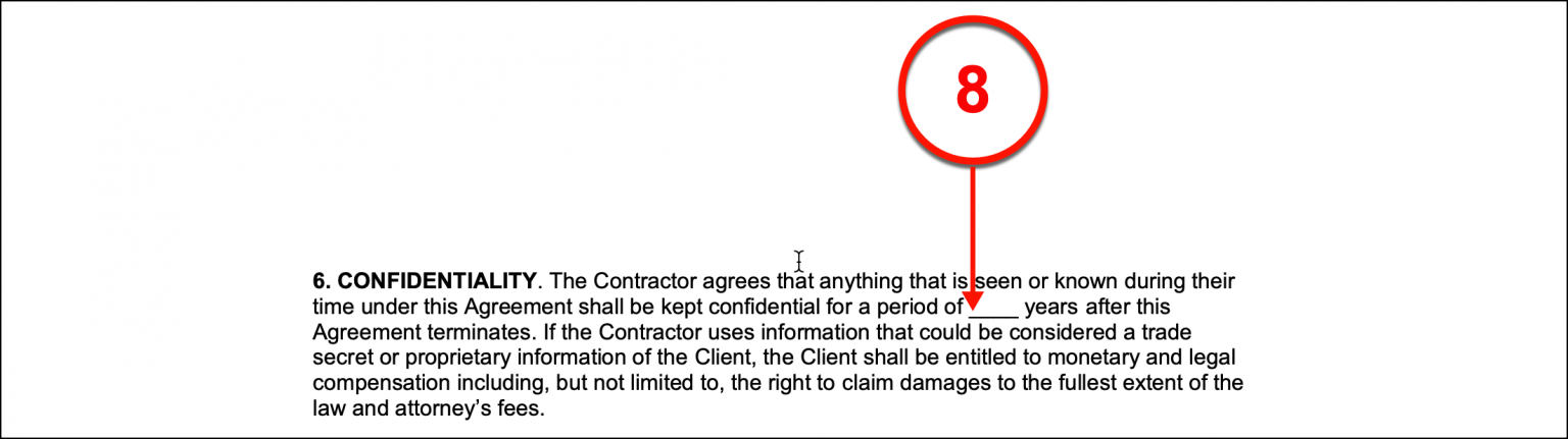 Free One (1) Page Independent Contractor Agreement - PDF | Word – eForms