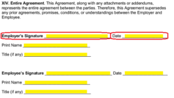 Free At-Will Employment Contract Template - PDF | Word – eForms