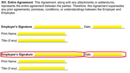 Free At-Will Employment Contract Template - PDF | Word – eForms