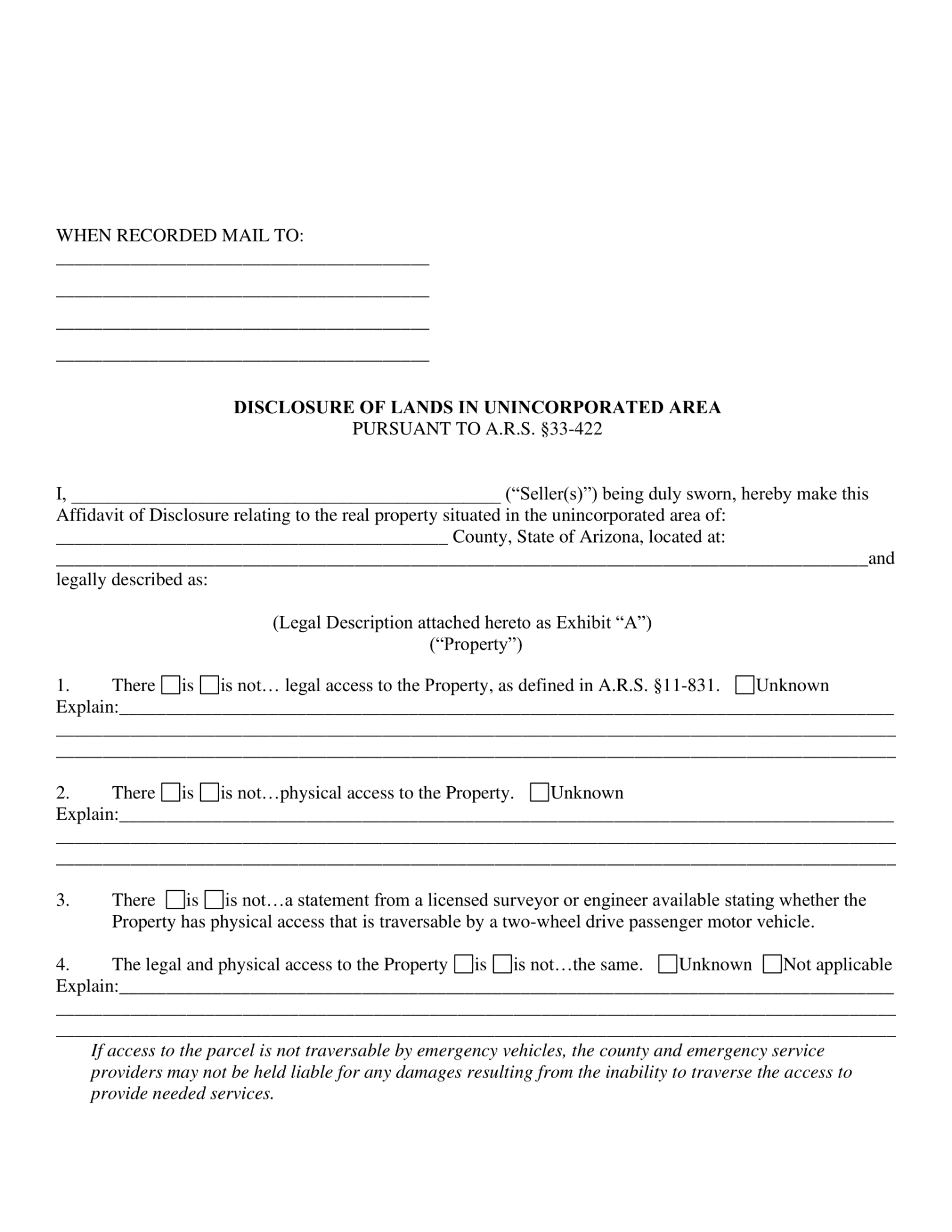 Free Arizona Residential Purchase Agreement Template - PDF | Word – eForms