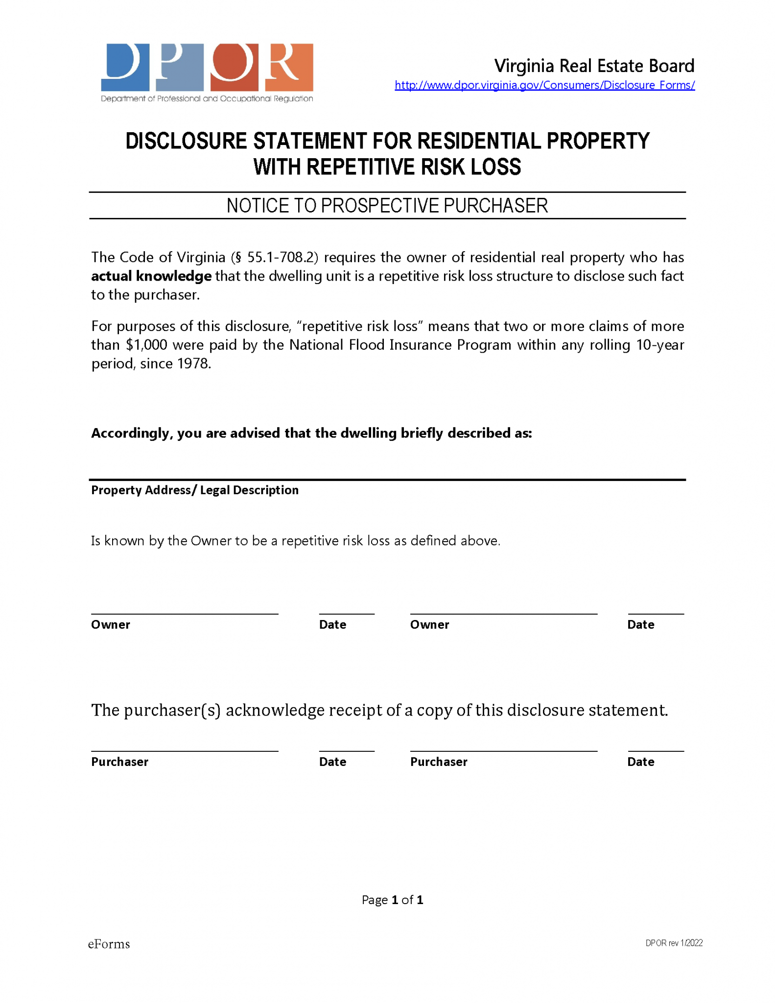 Free Virginia Residential Purchase Agreement Template - PDF | Word – eForms
