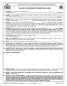 Free Texas Residential Purchase and Sale Agreement - PDF | Word – eForms
