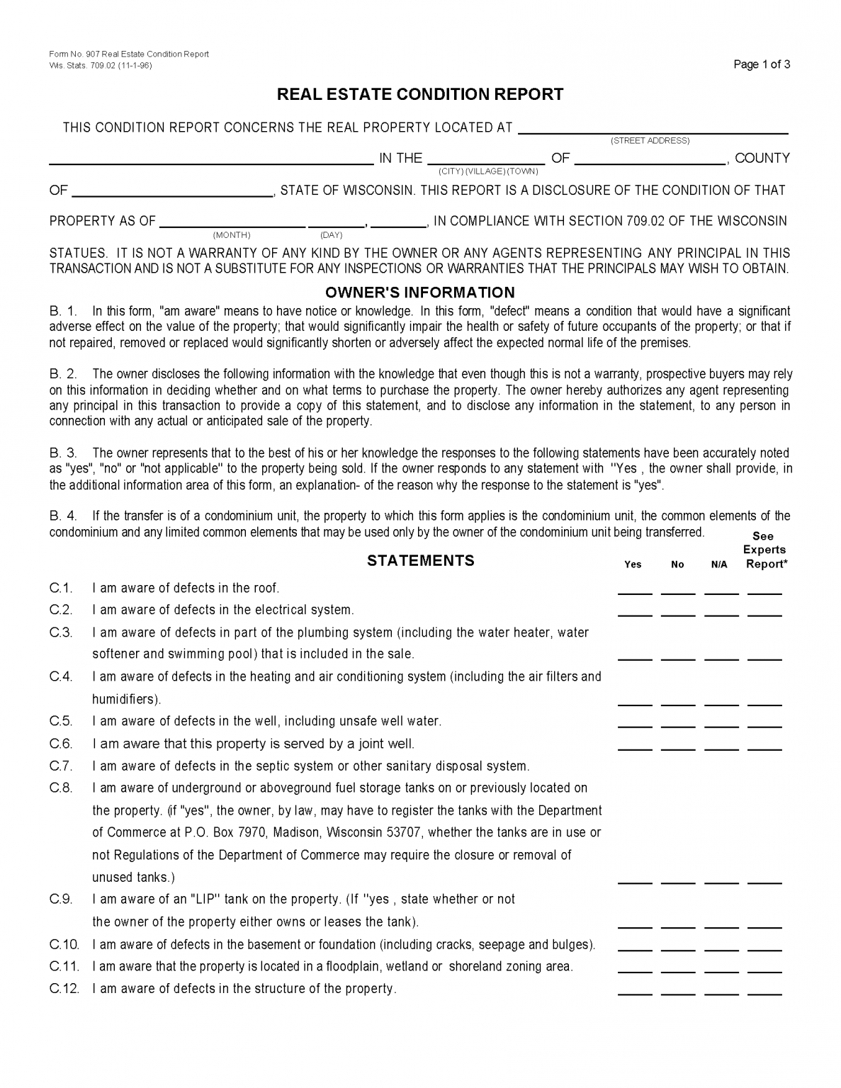 Free Wisconsin Residential Purchase Agreement Template - PDF | Word ...