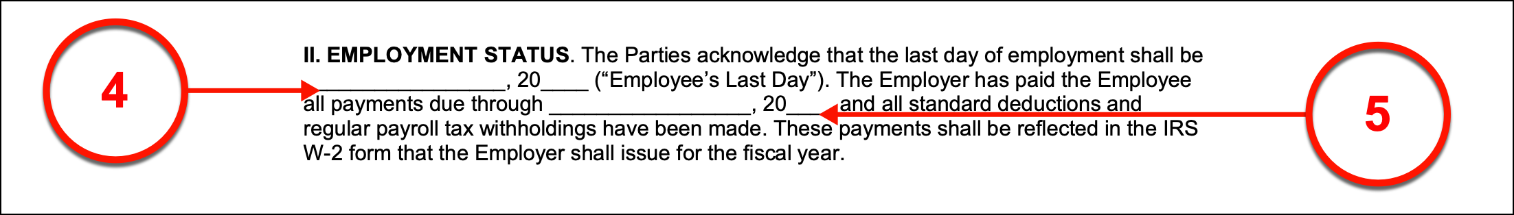 Free Employment Separation (Severance) Agreement - PDF | Word – eForms