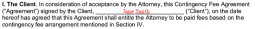 Free Contingency Fee Agreement Template - Sample - PDF | Word – eForms