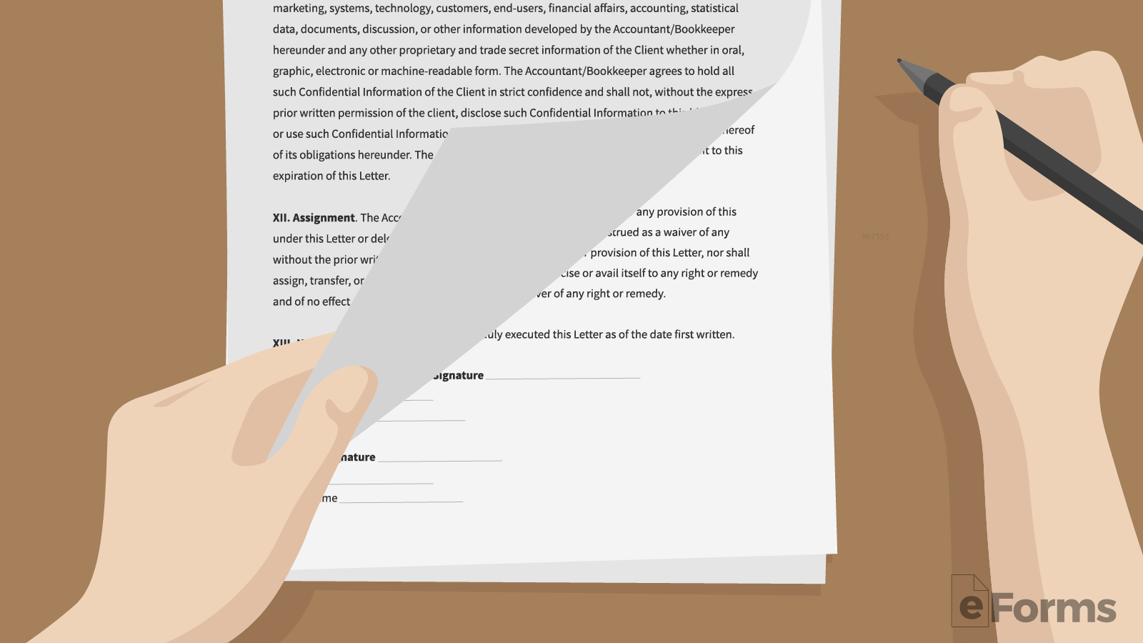 Free Accountant / Bookkeeping Engagement Letter Template | Sample - PDF ...