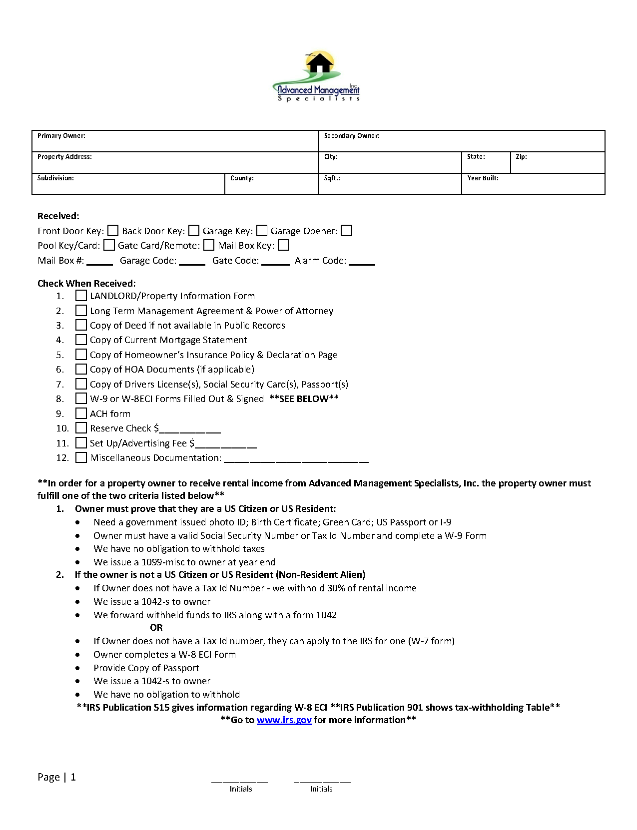 Free Florida Property Management Agreement | Commercial & Residential ...