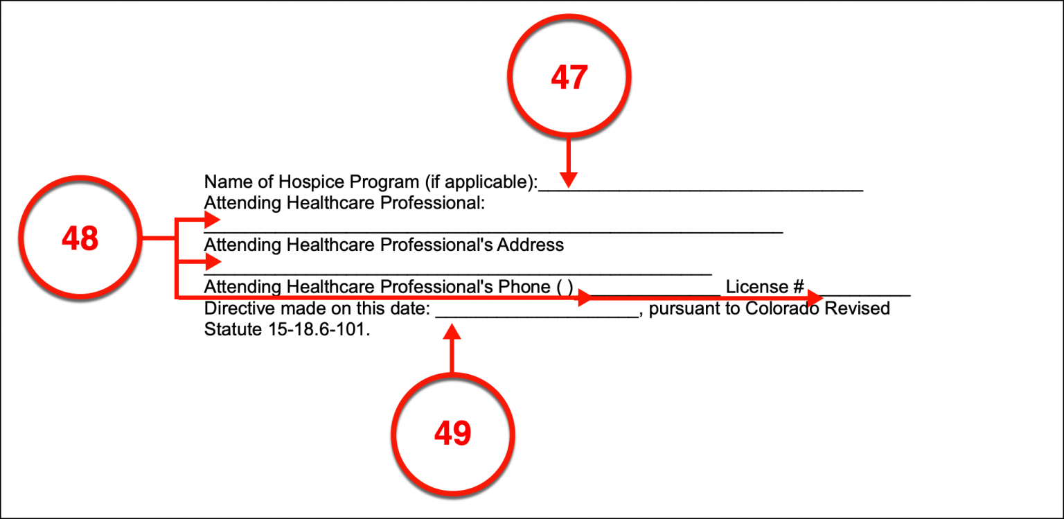 Free Colorado Advance Directive Form - PDF – eForms