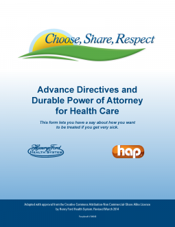 Free Michigan Advance Directive Form - PDF – eForms