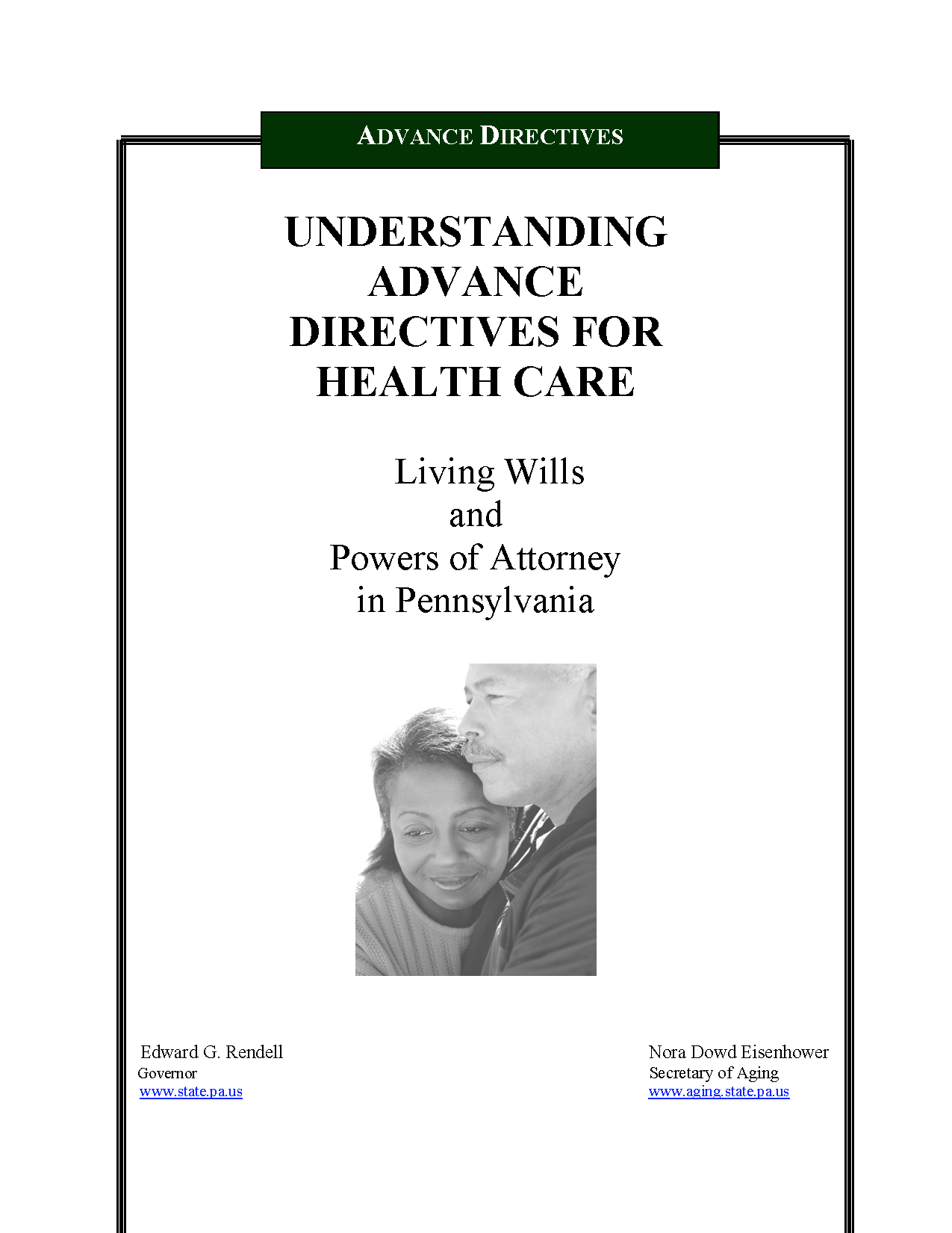 Free Pennsylvania Advance Directive Form - PDF – eForms