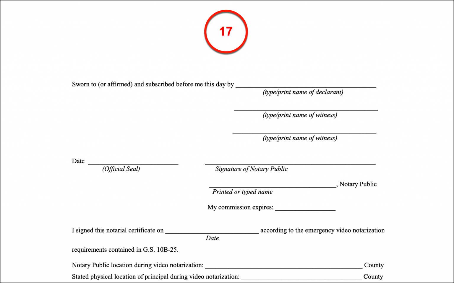 Free North Carolina Advance Directive Form - PDF – eForms