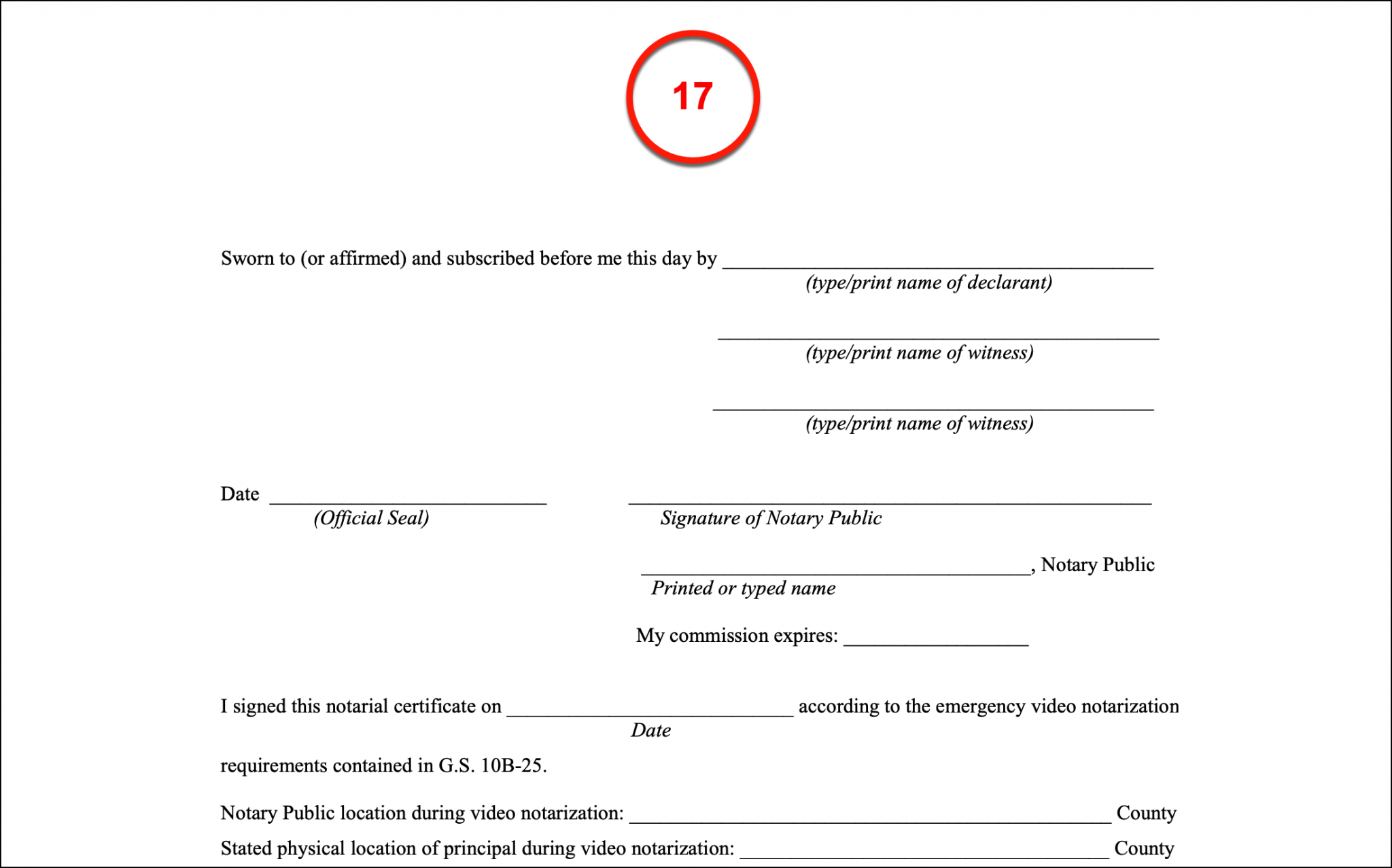 Free North Carolina Advance Directive Form - PDF – eForms