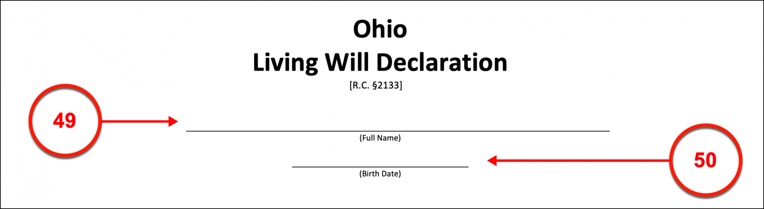 Free Ohio Advance Directive Form - PDF – eForms
