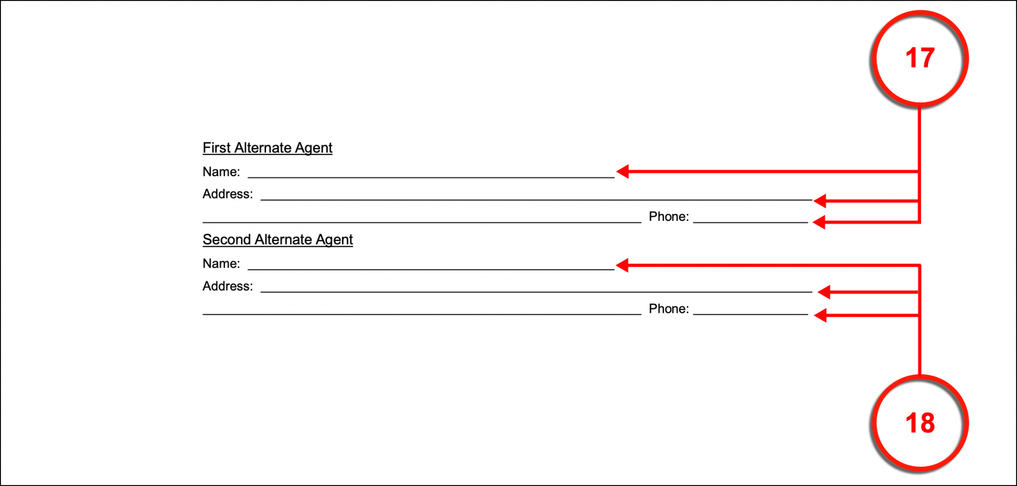 Free Texas Advance Directive Form - PDF – eForms