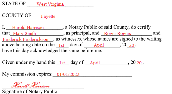 Free West Virginia Advance Directive Form - PDF – eForms