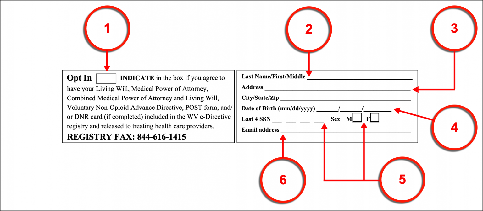 Free West Virginia Advance Directive Form - PDF – eForms