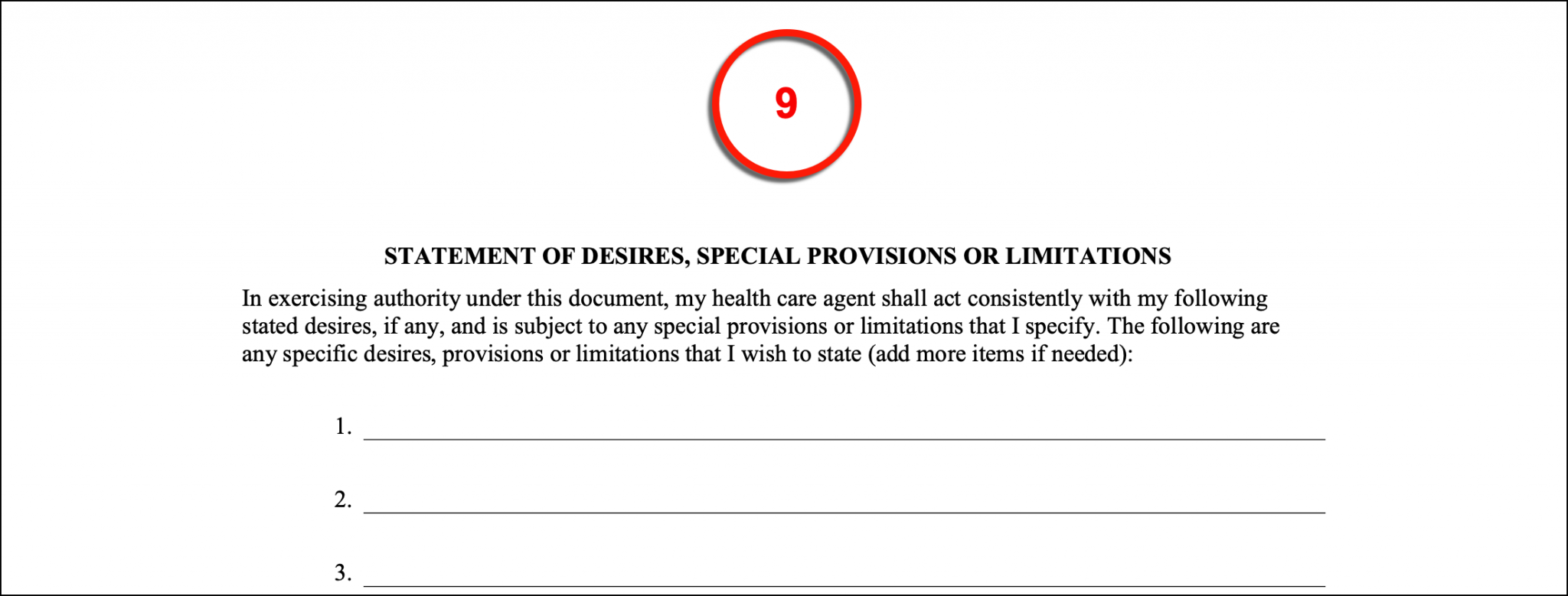 Free Wisconsin Advance Directive Form - PDF – eForms