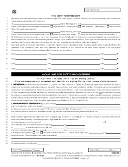 Free Oregon Land Contract Template - PDF | Word – eForms