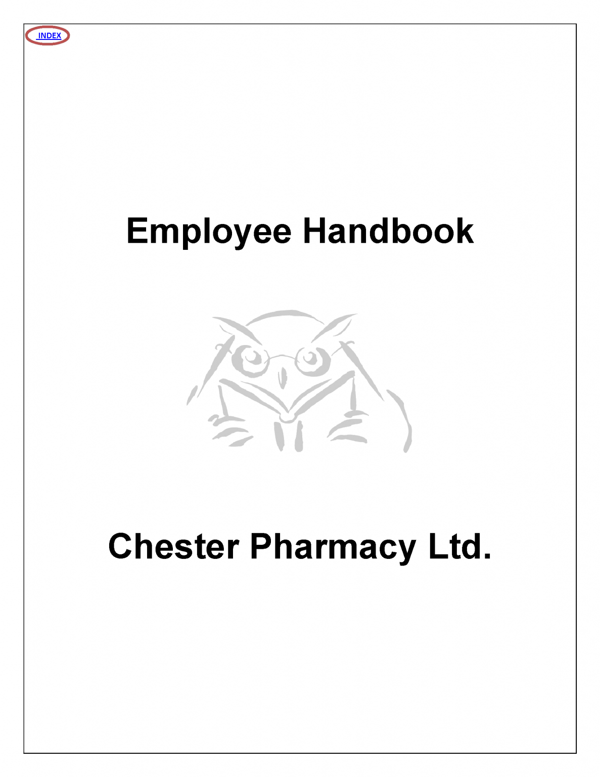 Free Pharmacy Employee Handbook Template | Sample - PDF | Word – eForms