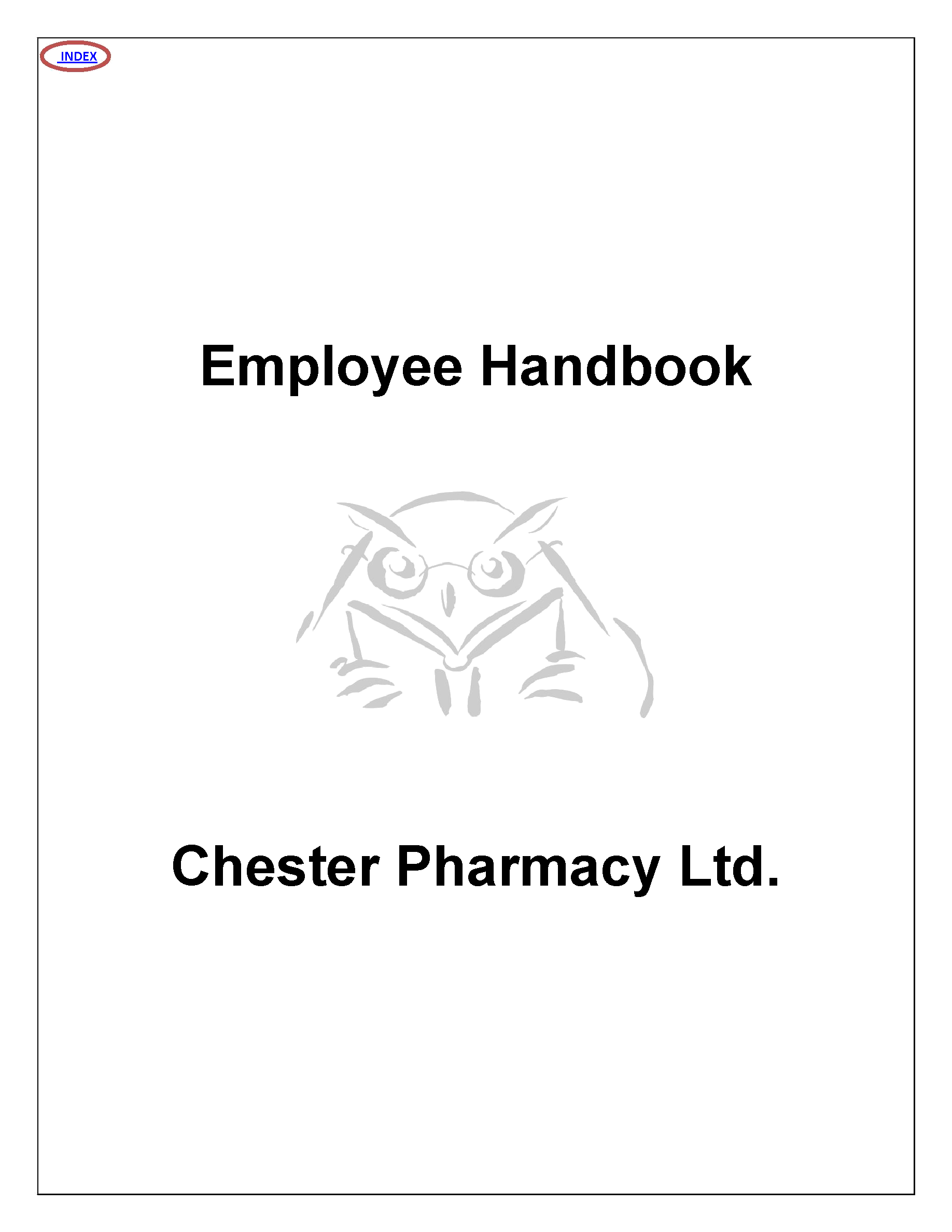 Free Pharmacy Employee Handbook Template | Sample - PDF | Word – eForms
