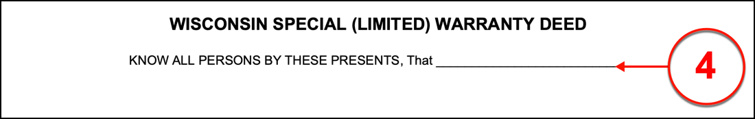 Free Wisconsin Special Warranty Deed Form - PDF | Word – eForms