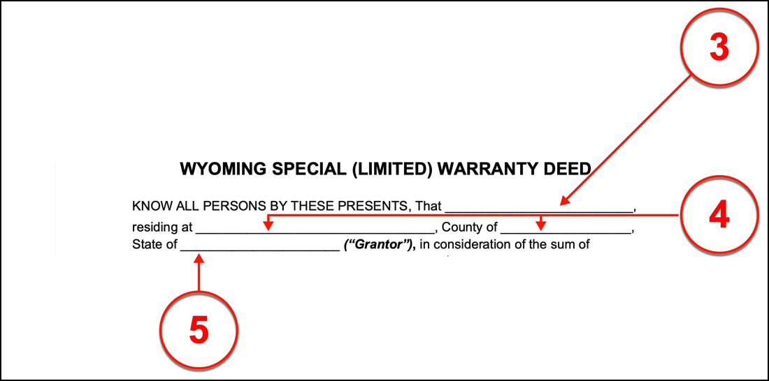 Free Wyoming Special Warranty Deed Form - PDF | Word – eForms