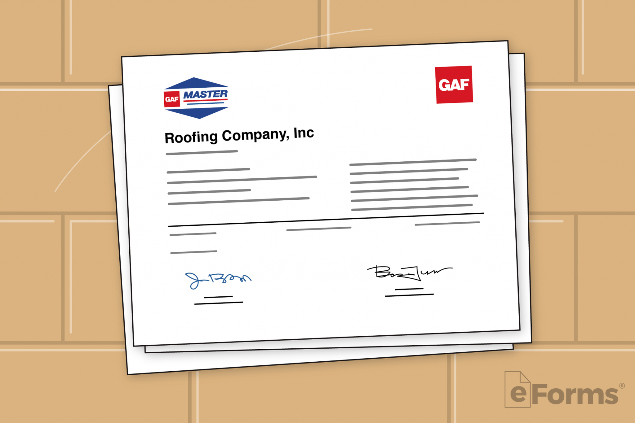 Free Roofing Contract Template - PDF | Word – eForms