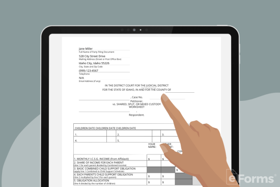 Free Idaho Custody (Parenting) Plan - PDF – eForms