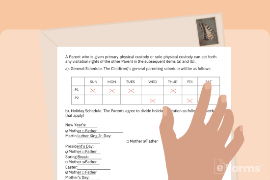 Free Indiana Custody (Parenting) Plan - PDF | Word – eForms