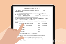 Free Indiana Custody (Parenting) Plan - PDF | Word – eForms