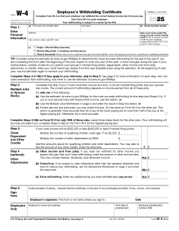 Free IRS Form W4 (2024) - PDF – eForms