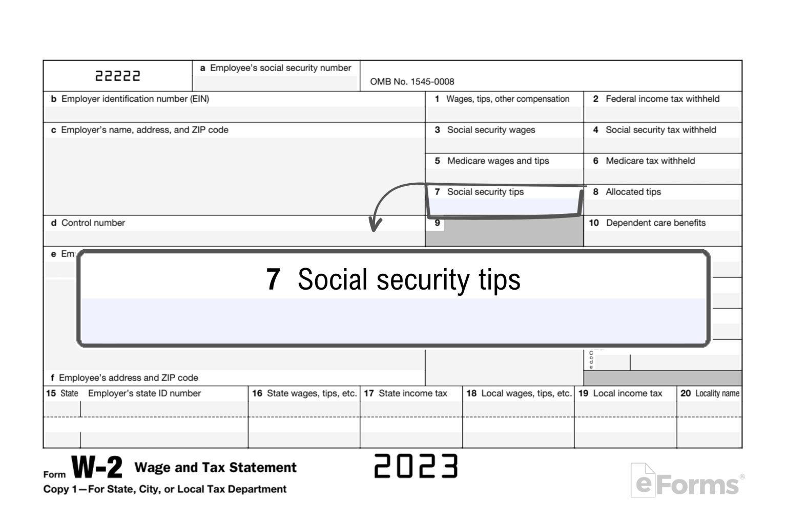 Free IRS Form W-2 | Wage and Tax Statement - PDF – eForms