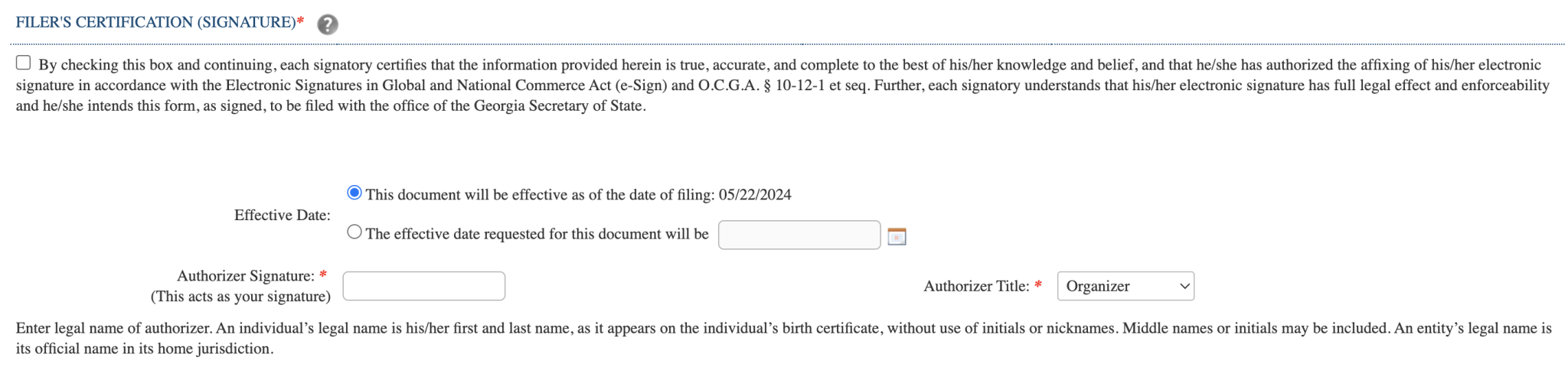 How to Form an LLC in Georgia – eForms