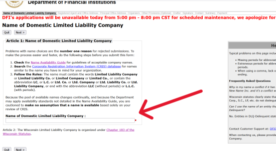 How to Form an LLC in Wisconsin – eForms
