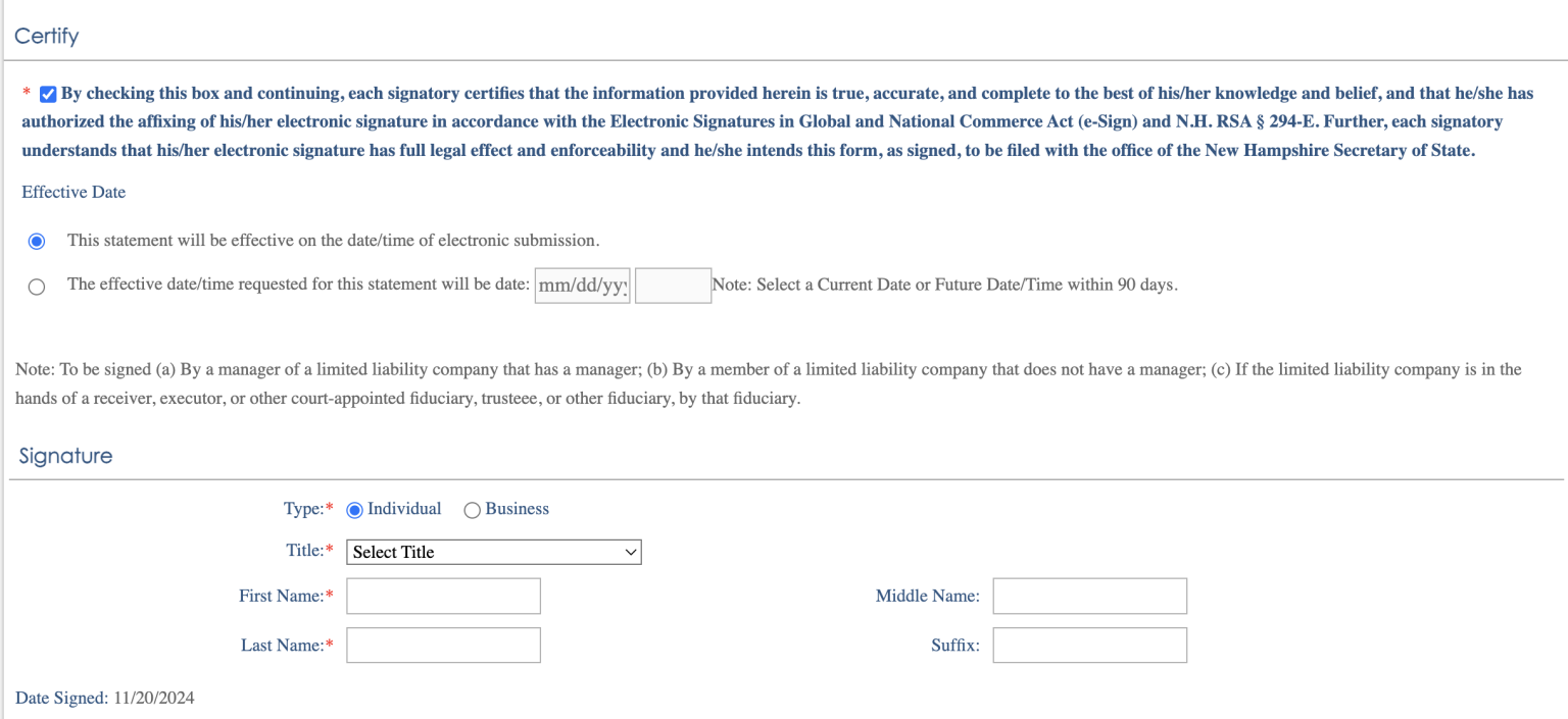 How to Form an LLC in New Hampshire – eForms