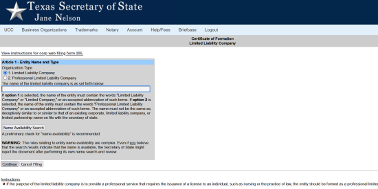 How to Form an LLC in Texas – eForms