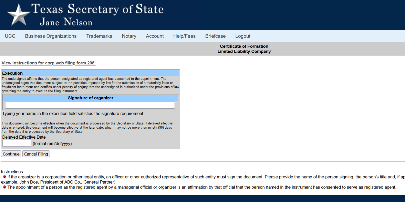 How to Form an LLC in Texas – eForms