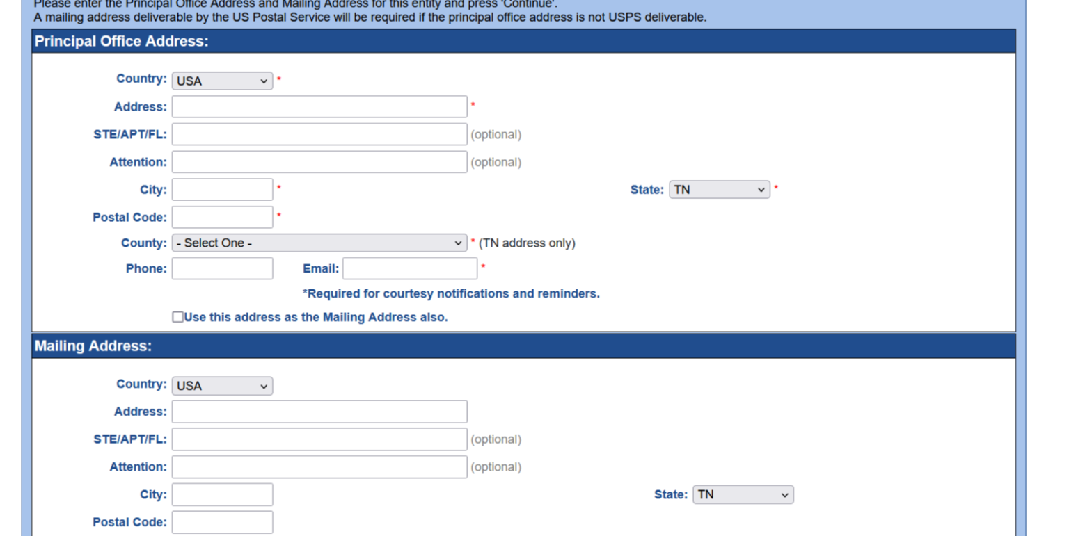 How to Form an LLC in Tennessee – eForms